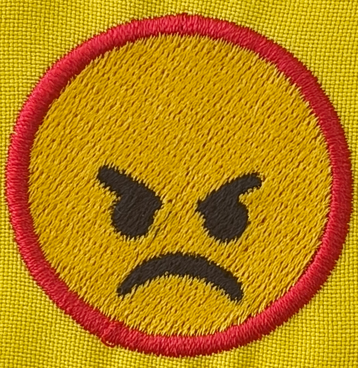 Enraged Face – ACE Embroidery / Patches.co.nz