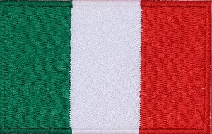 Italy Flag Patch – ACE Embroidery / Patches.co.nz