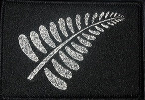 Woven - New Zealand Silver Fern Flag Patch – ACE Embroidery / Patches.co.nz