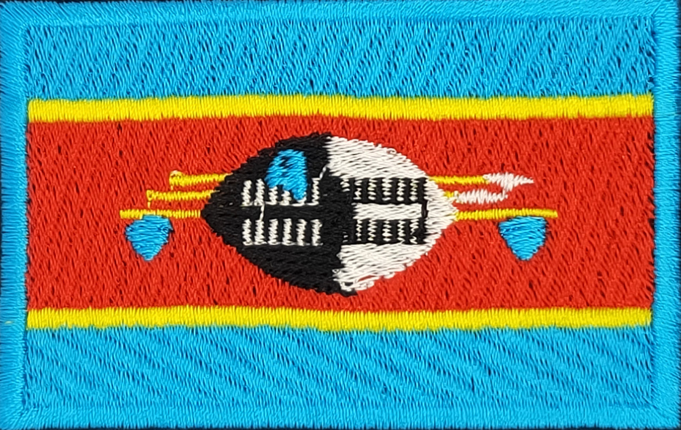 Eswatini Flag Patch – ACE Embroidery / Patches.co.nz