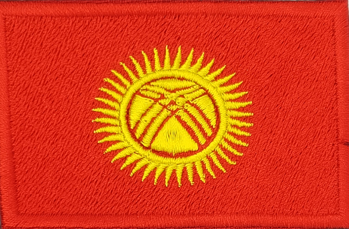 Kyrgyzstan Flag Patch – ACE Embroidery / Patches.co.nz